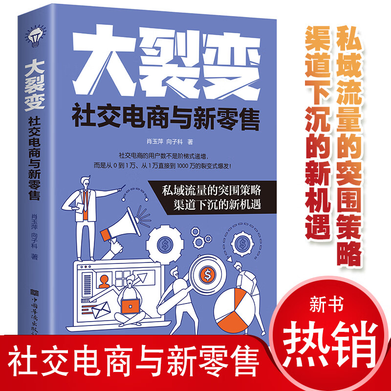 新书大裂变社交电商与新零售新消费与场景化营销书籍