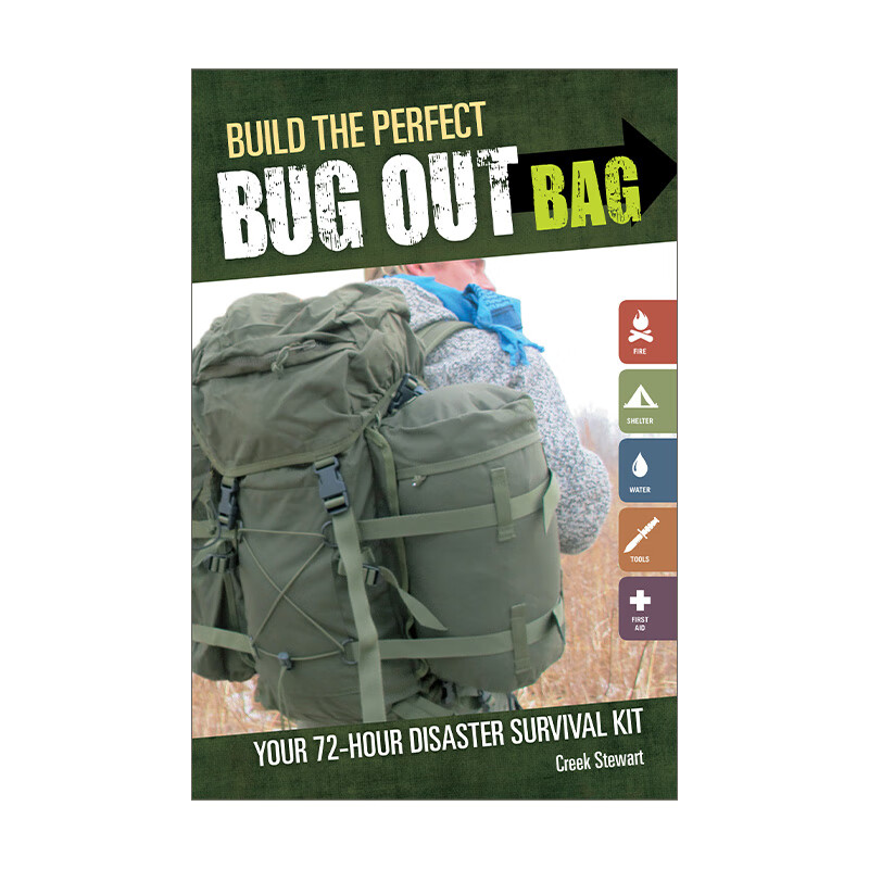 英文原版 Build the Perfect Bug Out Bag 逃生背包 黄金72小时灾难自救 Creek Stewart 英文版 进口英语原版书籍