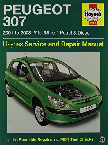 Peugeot 307 Petrol & Diesel (01 - 08) Haynes Repair Manual