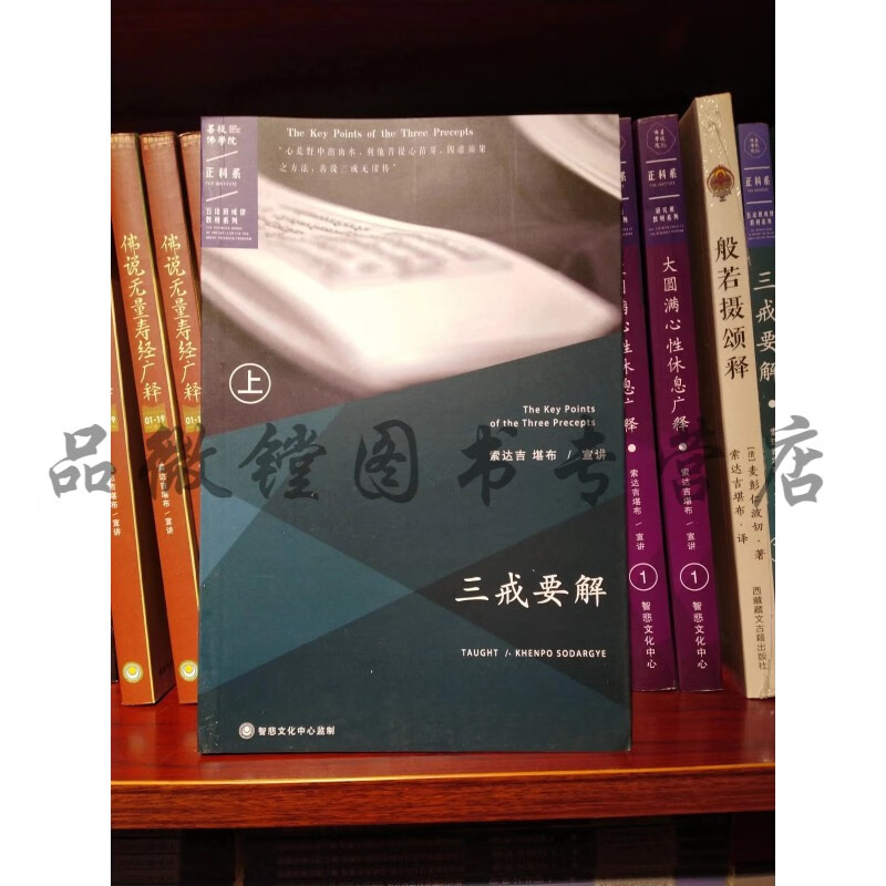 三戒要解 上 班玛旺嘉尊者 云丹嘉措尊者 三戒论 只上册一本
