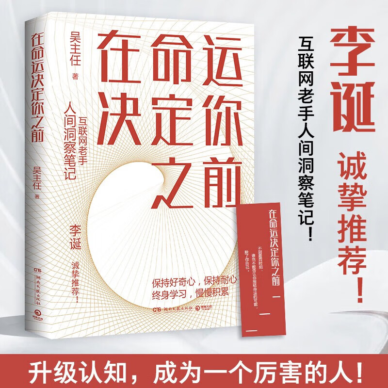 在命运决定你之前 吴主任著 互联网老手人间洞察笔记 自我实现自我成长励志书籍
