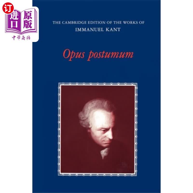 海外直订Opus Postumum 作品Postumum