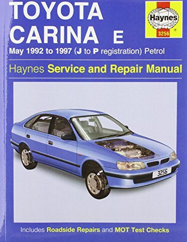 Toyota Carina E Petrol (May 92 - 97) Haynes Repair Manual