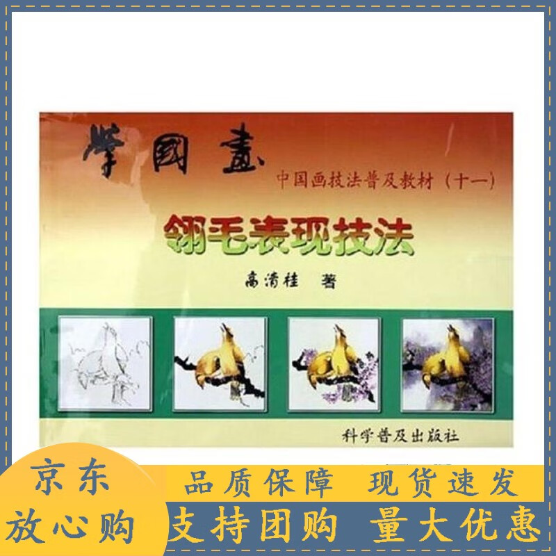 学国画(十一)翎毛表现技法(中国画技法普及教材)图书 书