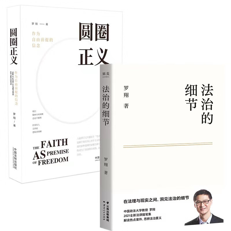 法治的细节+ 圆圈正义 罗翔经典之作 法律常识知识入门读物 法治的细节【单本】