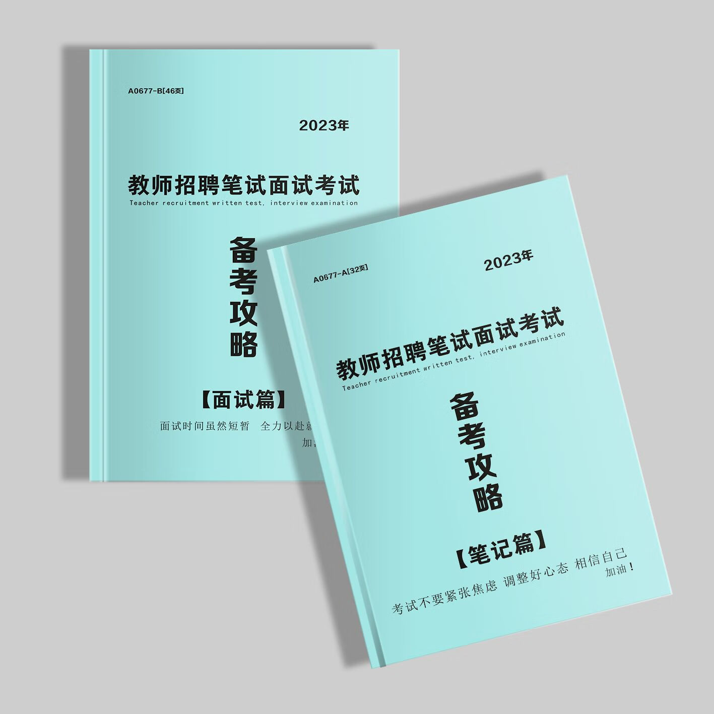 2023教师招聘笔试面试考试·备考攻略 两本一起 线圈（名师推荐）