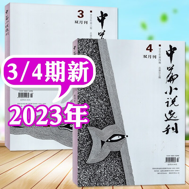 中篇小说选刊杂志2023年第4期新（另有1-3期/现货打包/2022年往期可选）双月刊 现代文学文章美文期刊 A【共2本】2023年3/4期
