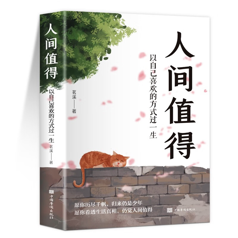 人间值得 以自己喜欢的方式过一生励志书籍初高中生人生正能量励志学书籍