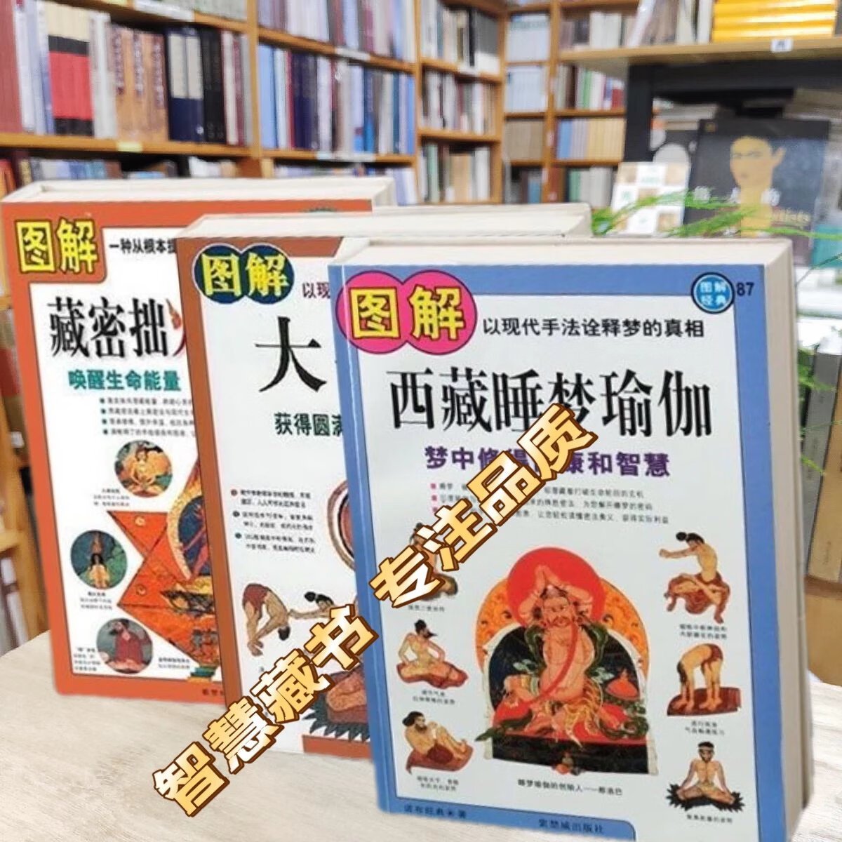 印版 图解西藏睡梦瑜伽+图解大手印+图解藏密拙火禅修法 三本
