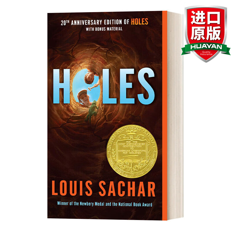 Holes 英文原版 洞 纽伯瑞奖 别有洞天原著小说 Louis Sachar 英文版 Holes Series 01 进口英语原版书籍