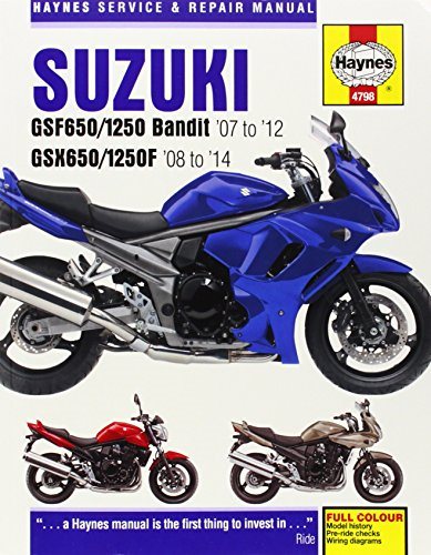 Suzuki GSF650/1250 Bandit & GSX650/1250F (07-14) Haynes Repair Manual