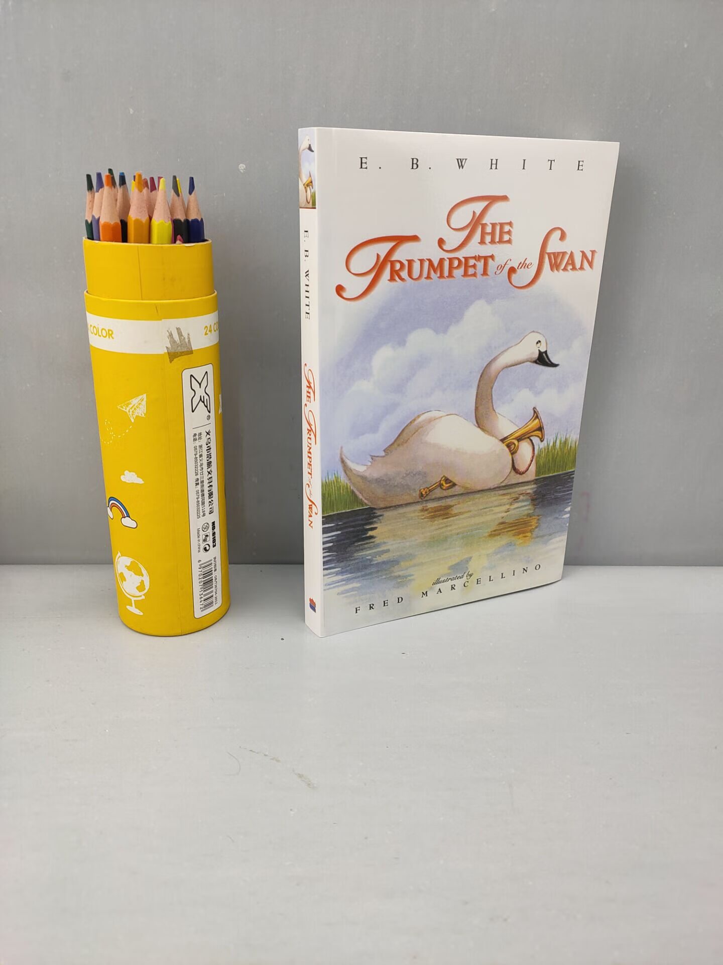 吹小号的天鹅英文版 The Trumpet of the Swan 学生阅读小说