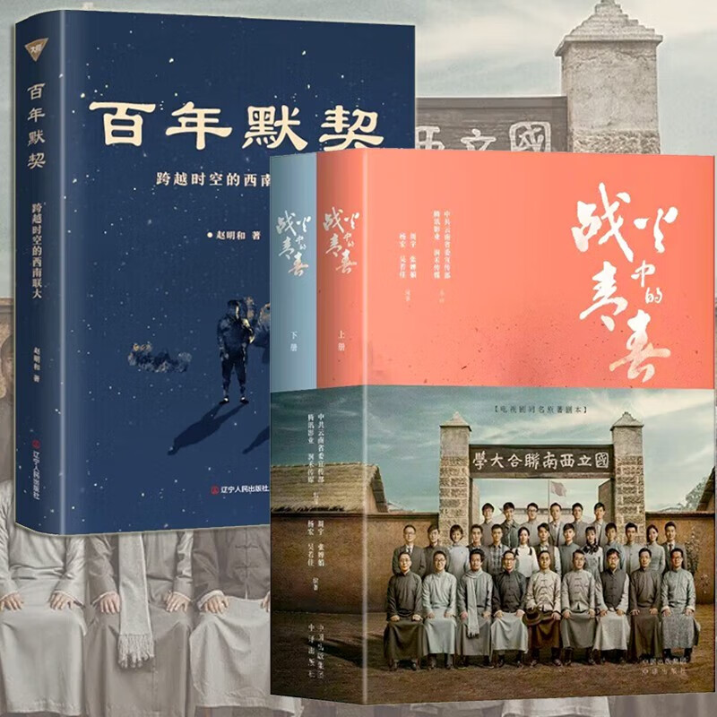 【官方旗舰店】百年默契 : 跨越时空的西南联大+战火中的1青春 我们的西南联大 王鹤棣、周也主演同名电视剧 青春励志剧本书