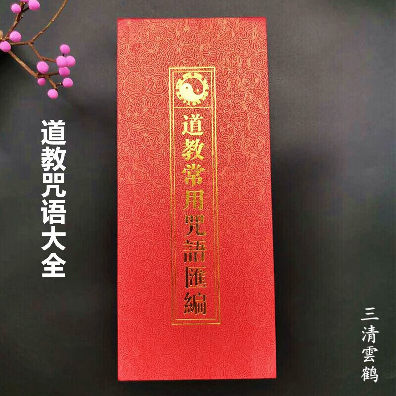 常用咒语汇编折子本一册单本双面咒语大全道学经典道书