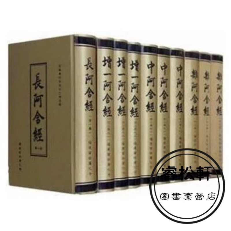 四阿含经 长阿含经、杂阿含经、中阿含经、增一阿含经（全10册）