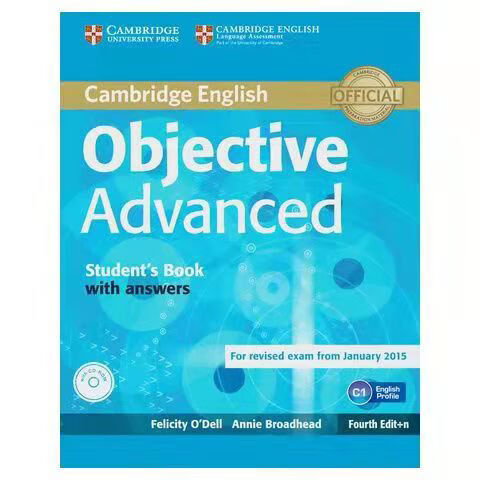 CAE教材 Objective Advanced 学生用书 适用于新版考试 剑桥考试