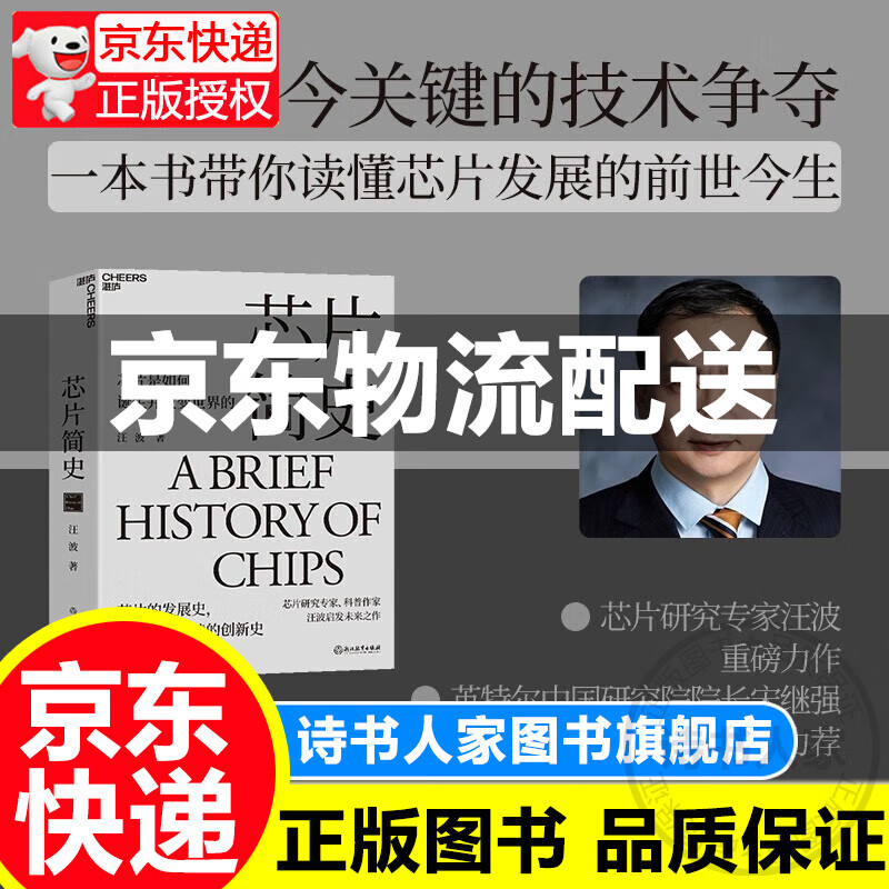 【旗舰店】芯片简史 汪波 重磅新作 马光远 芯片如何参与正在到来的chatgpt时代 一本书读懂芯片的前世今生 人工智能 计算机 半导体 湛庐图书