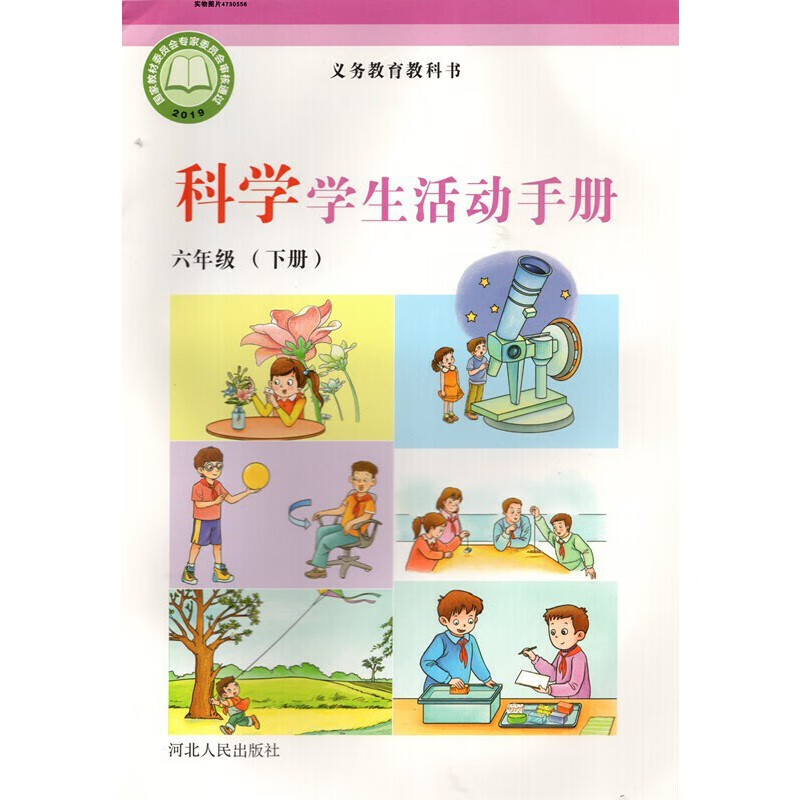 2021河北人民出版社小学六年级下册科学学生活动手册冀人版冀教版scsg
