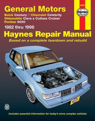 Buick Century, Chevrolet Celebrity, Oldsmobile Ciera/Cutlass Cruiser & Pontiac 6000