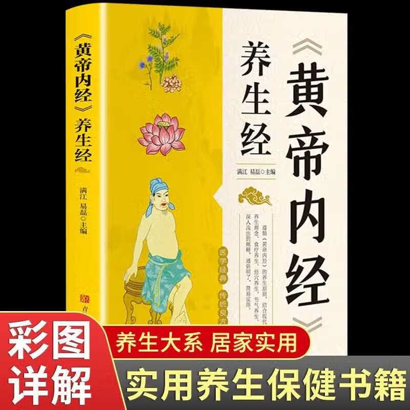 中医养生书籍大全基础理论健康养生类皇帝内经十二经脉揭秘与应用四季养生法全书白话文版 标准