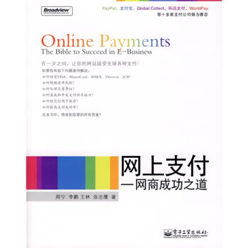 网上支付:网商成功之道【好书，下单速发】
