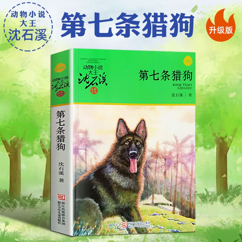 雄狮去流浪沈石溪小学四年级五年级全集全套书浙江少年儿童非注音版完整版动物小说大王品藏书系生 第七条猎狗