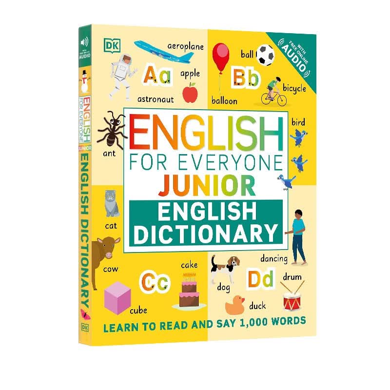 英文原版 English for Everyone Junior English Dictionary 全民英语初级英语词典 DK 字母词典插图儿童启蒙英语学习书籍