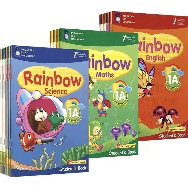 SAP Rainbow Maths English Science K1K2 彩虹学前班24册