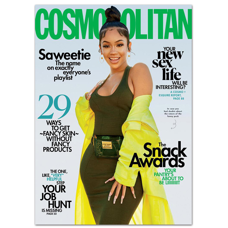 【单期可选】Cosmopolitan 大都会 美国女性服装时尚生活杂志 2023/22年月刊 2021年4月刊