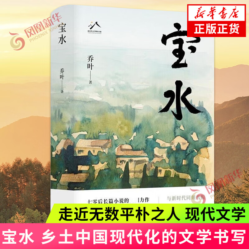 【第十一届茅盾文学奖获奖作品】宝水 乔叶 乡土中国现代化的文学书写 走进美丽乡村内部 走近无数平朴之人 现代文学 北京十月文艺出版社 凤凰 书籍