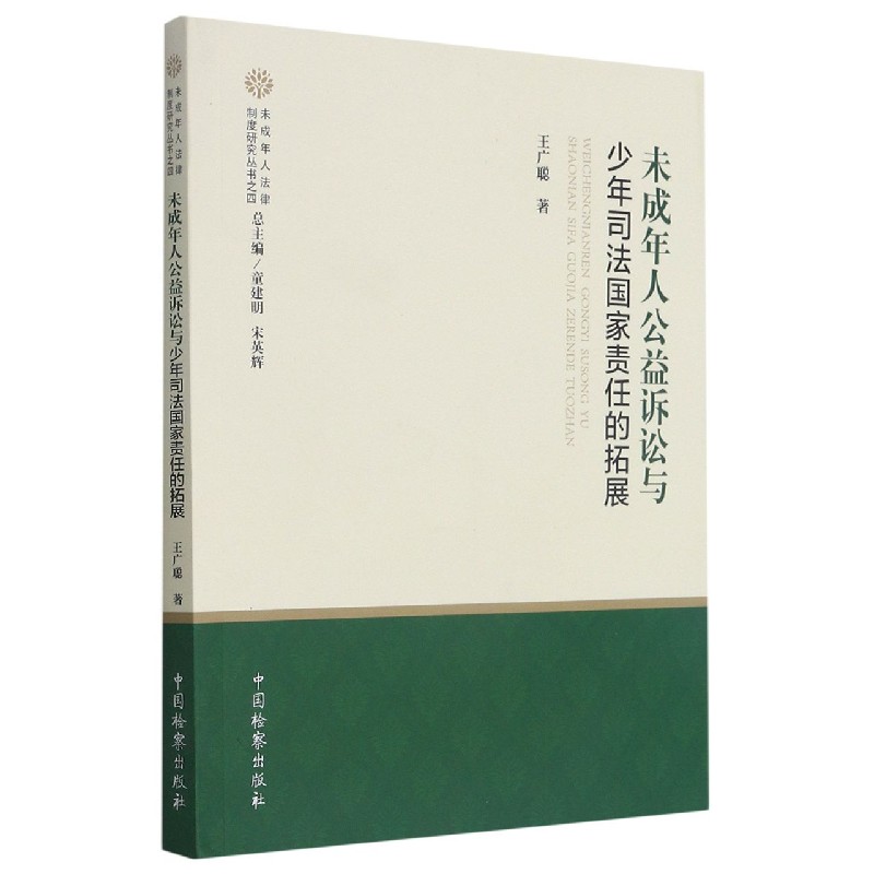 未成年人公益诉讼与少年司法责任的拓展/未成年人法律制度研究丛书 王广聪
