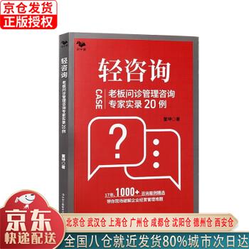 【新华全新书籍】轻咨询：老板问诊管理咨询专家实录20例 董坤 中华工商联合出版社
