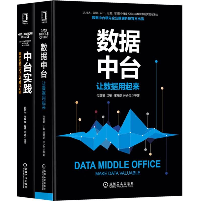 数字化转型2.0 数字经济时代传统企业的进化之路 数据中台与落地案例套装