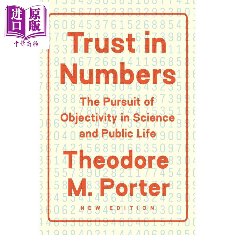 数字的客观性 Trust in Numbers 英文原版 Theodore M Porter