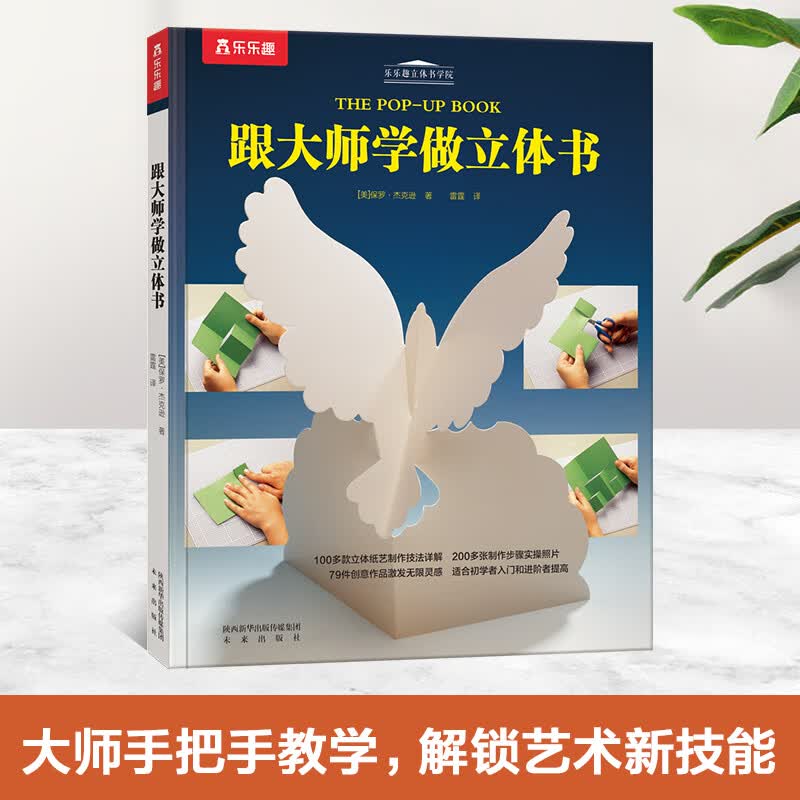 跟大师学做立体书 乐乐趣立体书学院 立体书diy自制0-3-6-10岁儿童手工立体亲子互动游戏书籍儿童益智游戏图书 未来出版社