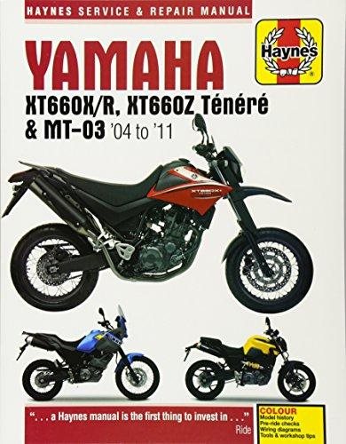 Yamaha XT660 & MT-03 (04 - 11) Haynes Repair Manual