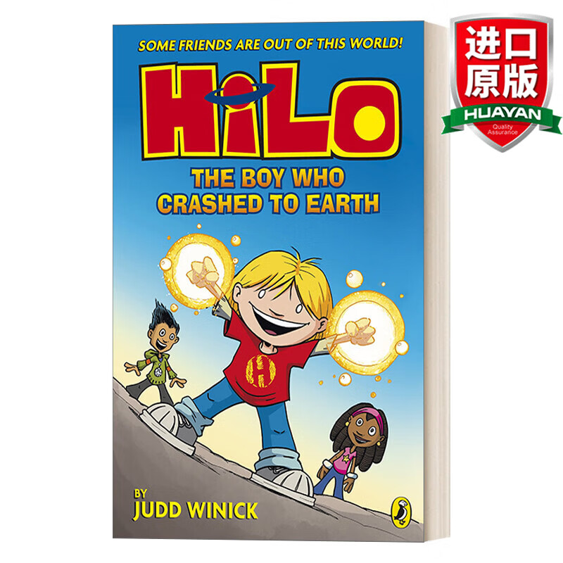 Hilo The Boy Who Crashed to Earth 英文原版 希罗漫画1 撞入地球的男孩 英版 贾德·维尼克 英文版 进口英语原版书籍