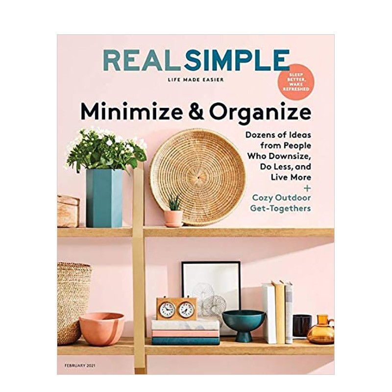 订阅 REAL SIMPLE 家居收纳生活杂志 美国英文版 年订12期