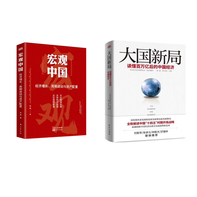 读懂百万亿后的中国经济+经济增长、周期波动与资产配置（京东套装共2册）