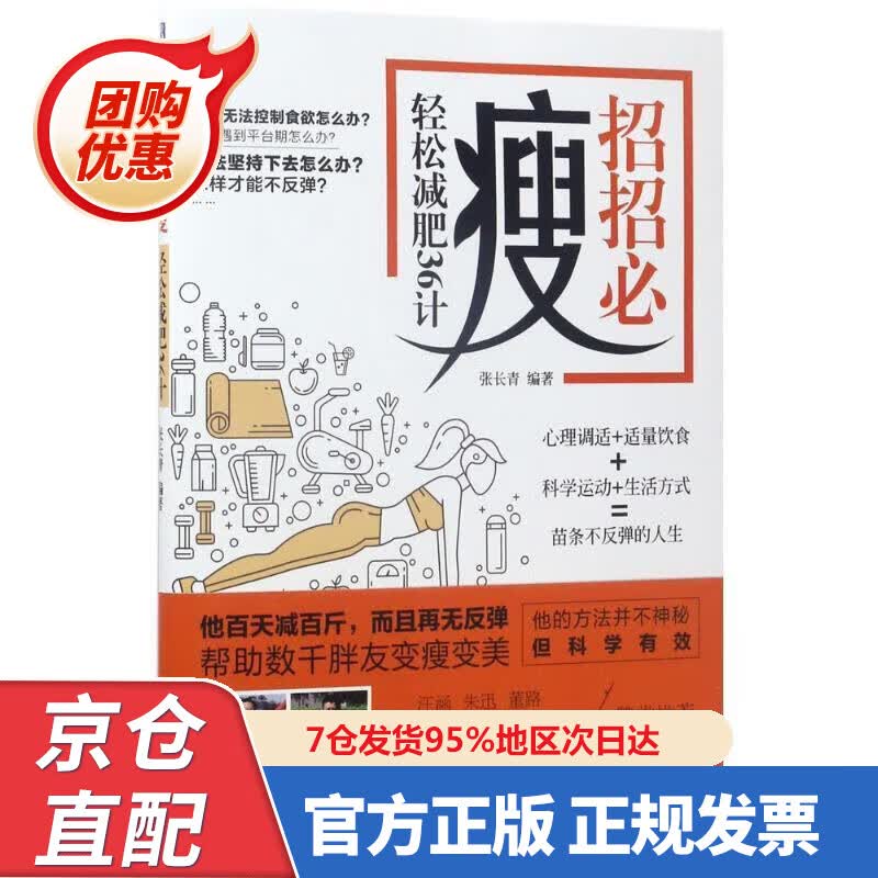【新书】招招必瘦 轻松减肥36计 978758926893 张长青 科学技术文献出版社