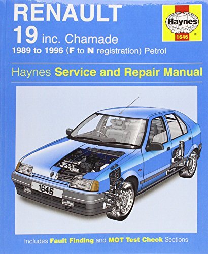 Renault 19 Petrol (89 - 96) Haynes Repair Manual