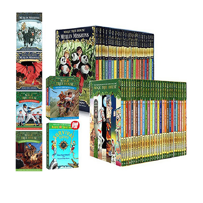 英文原版 Magic Tree House 神奇树屋 英文原版小说读物 儿童小学生课外阅读 神奇树屋 第1季+第2季 大套装