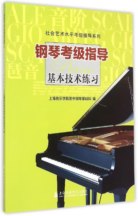 钢琴考级指导基本技术练习/社会艺术水平考级指导系列