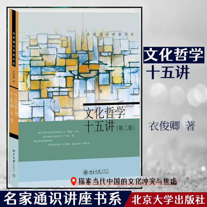 文化哲学十五讲（第二版）衣俊卿 名家通识讲座书系