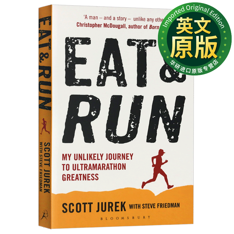 素食 跑步 修行 英文原版 Eat And Run
