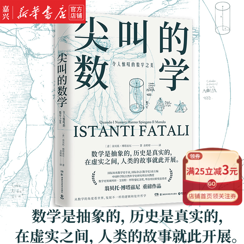 尖叫的数学(令人惊叹的数学之美) 数学史专家国际杂志数学史前主编翁贝托·博塔兹尼带你从数学的角度看世界