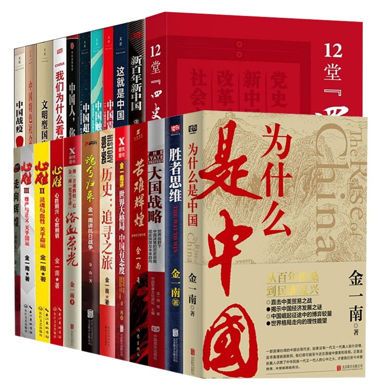中国政治（全套23册）金一南的书全套（12册）+张维为著作（全11册）中国战役 为什么是中国政治军事