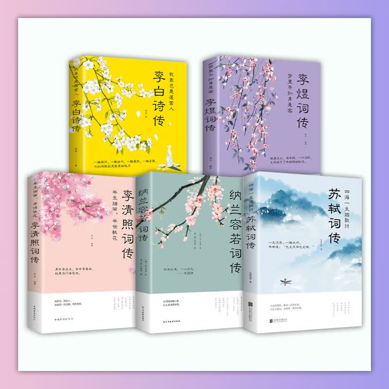 四海一生踏歌行:苏轼词传 仗剑天涯 文学 中国古典小 经典诗词传【五册合集】 无规格