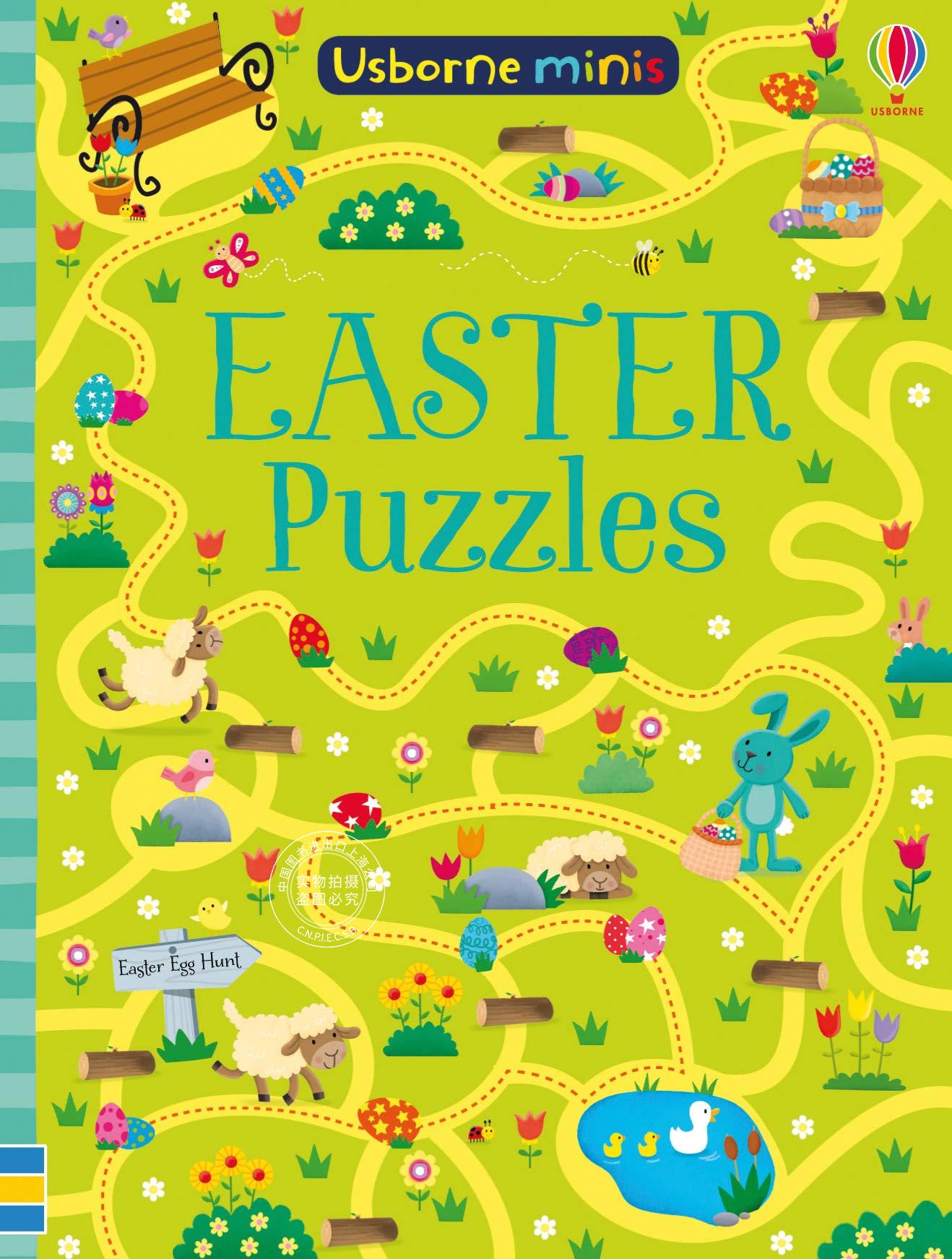 现货 Mini Books Easter Puzzles 英语原版 Usborne出版 儿