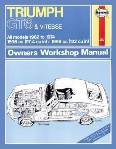 Triumph GT6 & Vitesse (62 - 74 ) Haynes Repair Manual